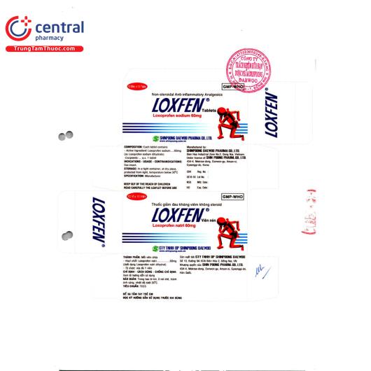 [CHÍNH HÃNG] Thuốc Loxfen 60mg- Chống viêm và giảm đau