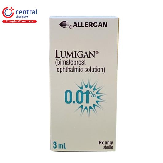 [CHÍNH HÃNG] Thuốc nhỏ mắt Lumigan 0.01% điều trị tăng nhãn áp