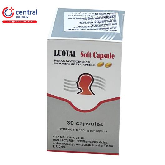 Thuốc Luotai Soft Capsule điều trị đột quỵ, nhồi máu não