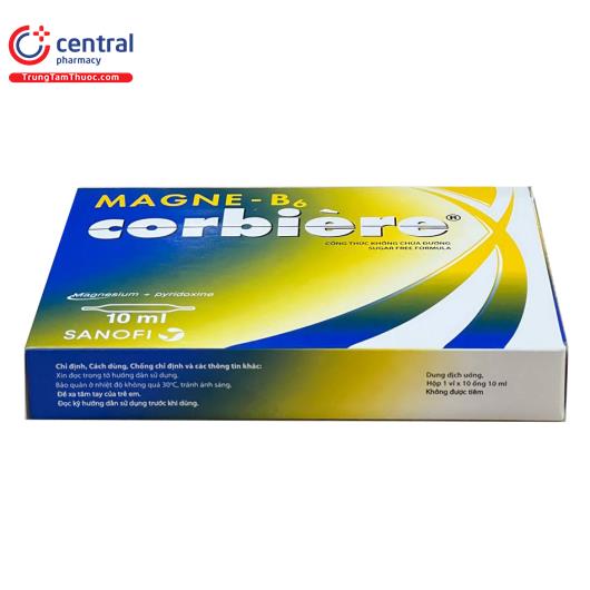 [CHÍNH HÃNG] Thuốc Magne B6 Corbiere (ống) cho người thiếu hụt Magie
