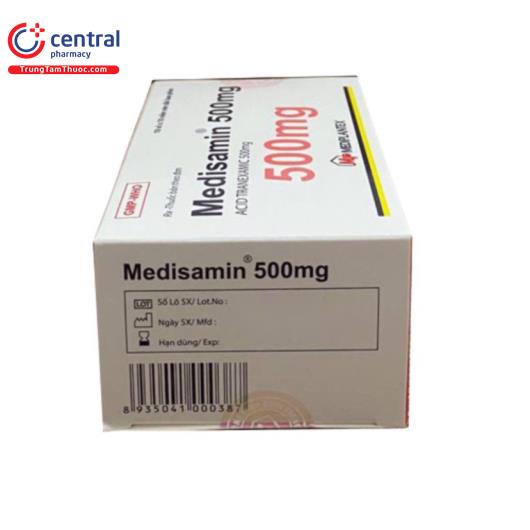 Thuốc Medisamin 500mg: Tác dung- Cách dùng và Lưu ý sử dụng