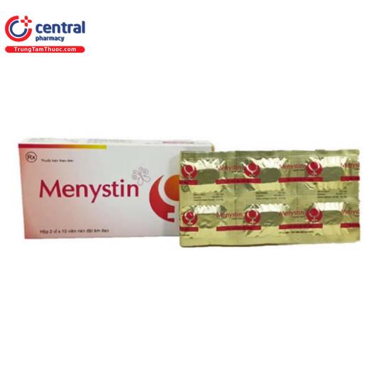 Thuốc Menystin - Điều trị viêm âm đạo do nấm hay vi khuẩn kị khí