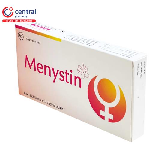 Thuốc Menystin - Điều trị viêm âm đạo do nấm hay vi khuẩn kị khí