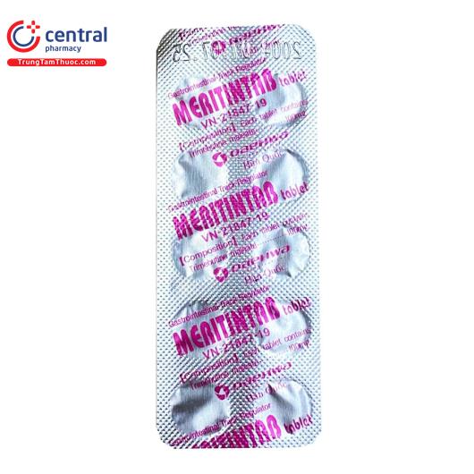 Thuốc Meritintab (trimebutine) - Thuốc trị loét dạ dày-tá tràng