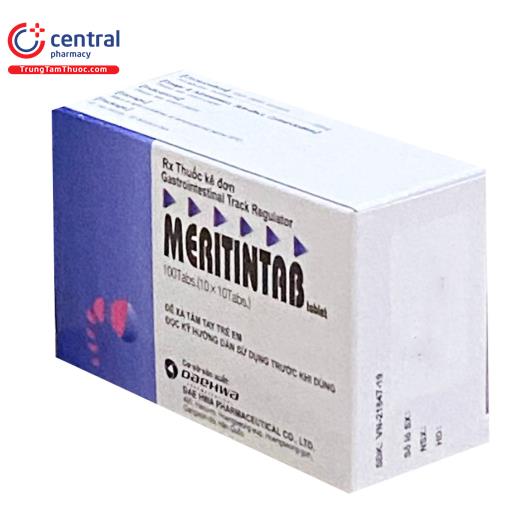 Thuốc Meritintab (trimebutine) - Thuốc trị loét dạ dày-tá tràng
