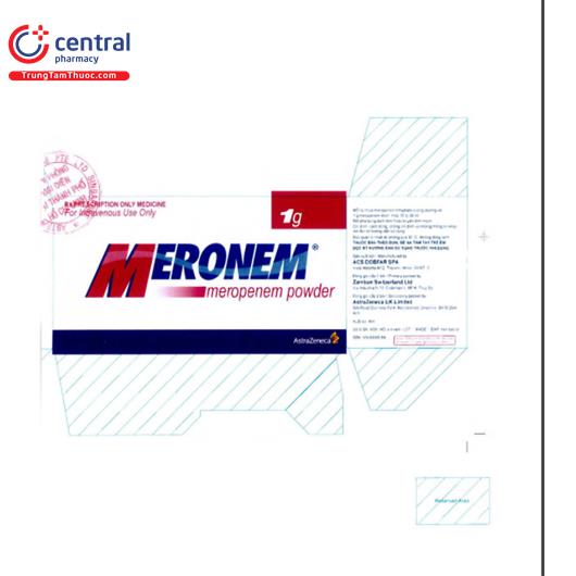 [CHÍNH HÃNG] Thuốc Meronem (Meropenem 1000mg): Giá cả & Tác dụng