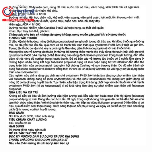 Thuốc xịt mũi Meseca: Chỉ định - Liều dùng và Giá bán