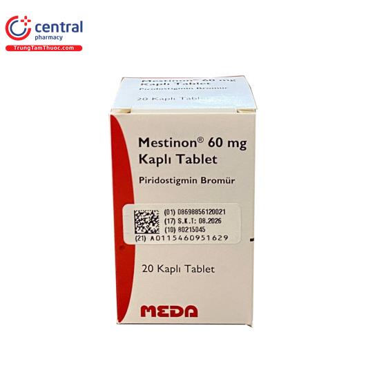 [CHÍNH HÃNG] Thuốc Mestinon 60mg kapli tablet - Điều trị nhược cơ