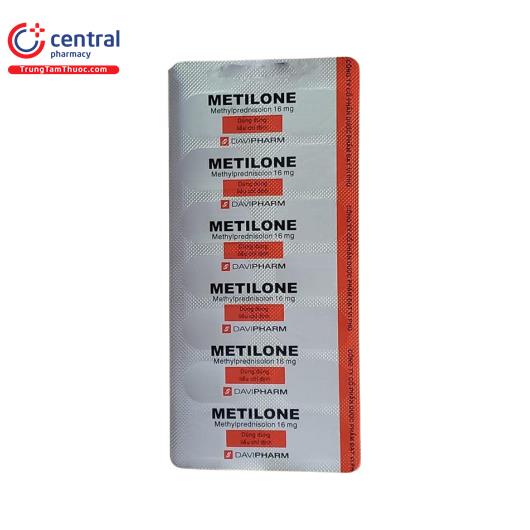 [CHÍNH HÃNG] Thuốc Metilone tác dụng chống viêm và ức chế miễn dịch