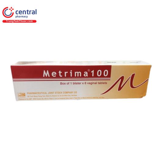 [CHÍNH HÃNG] Thuốc Metrima 100mg điều trị viêm nhiễm âm đạo