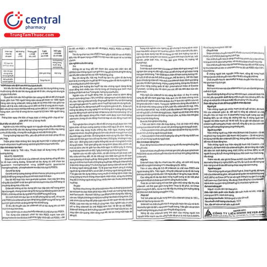 [CHÍNH HÃNG] Thuốc Meyersina 100 - Điều trị rối loạn cương dương