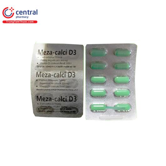 [CHÍNH HÃNG] Thuốc Meza-Calci D3 cung cấp canxi cho cơ thể