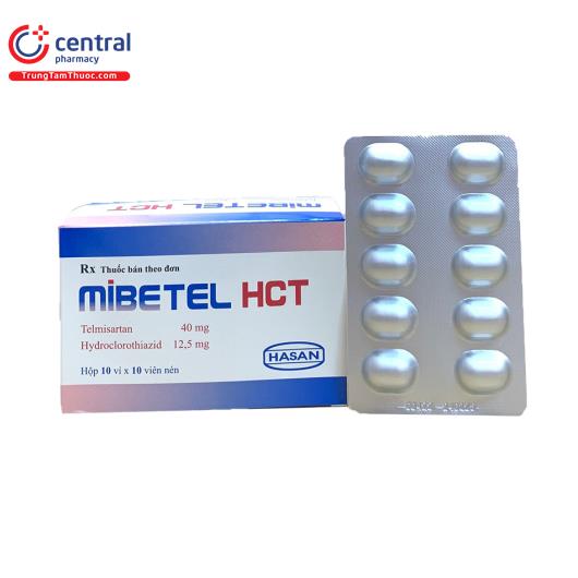 [CHÍNH HÃNG] Thuốc Mibetel HCT điều trị tăng huyết áp vô căn