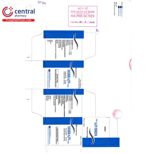 [CHÍNH HÃNG] Thuốc Mibrain tab. giảm đau mức độ vừa và nặng