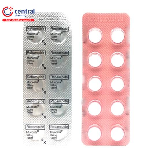 Thuốc Mucosta Tablets 100mg - Thuốc điều trị viêm loét dạ dày