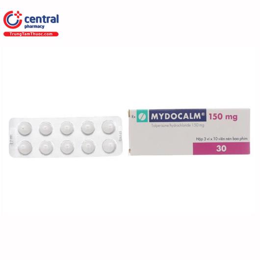 Thuốc Mydocalm 150mg: hướng dẫn sử dụng thuốc hiệu quả