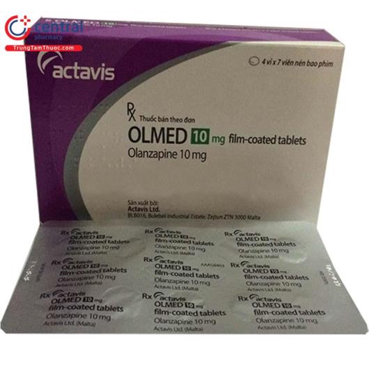 [CHÍNH HÃNG] Thuốc Olmed 10mg - Thuốc điều trị tâm thần phân liệt