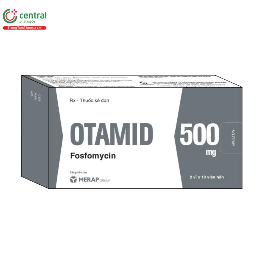Thuốc Otamid 500mg - Điều trị viêm xoang, viêm túi lệ, viêm tai giữa