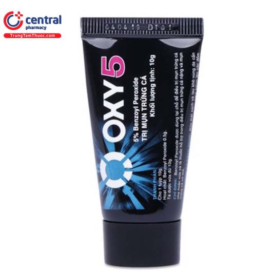 Thuốc kem bôi da trị mụn Oxy 5 điều trị mụn trứng cá sưng đỏ, mụn bọc