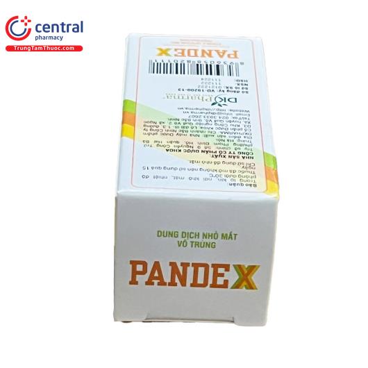 Thuốc Pandex 5ml: tác dụng, liều dùng, cách sử dụng