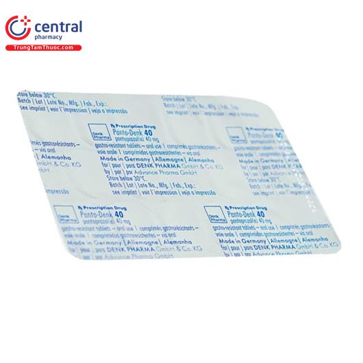 Thuốc Panto denk 40: Cách dùng - liều dùng, giá bán