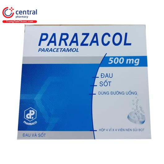 [CHÍNH HÃNG] Thuốc Parazacol 500 - Hết đau hết sốt