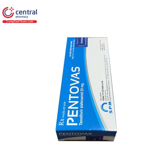 [CHÍNH HÃNG] Thuốc Pentovas 25 mg điều trị viêm gan B mãn tính