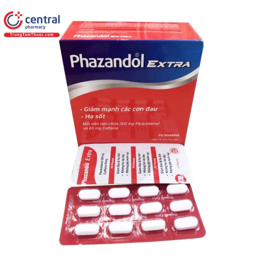 [CHÍNH HÃNG] Thuốc Phazandol Extra: Hiệu quả tức thì, giảm đau hạ sốt