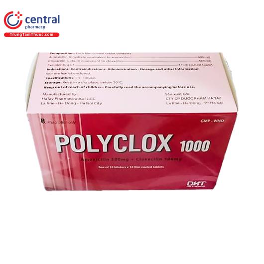 [CHÍNH HÃNG] Thuốc Polyclox 1000 - Thuốc điều trị nhiễm khuẩn hô hấp