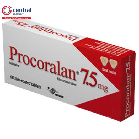 [CHÍNH HÃNG] Thuốc Procoralan 7.5mg điều trị chứng đau thắt ngực