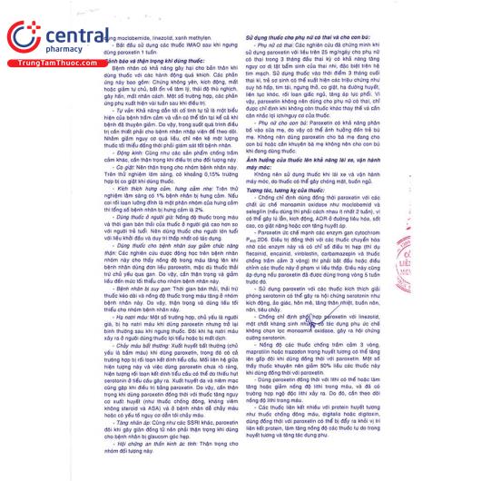 [CHÍNH HÃNG] Thuốc Proxetin 30 điều trị trầm cảm và rối loạn lo âu