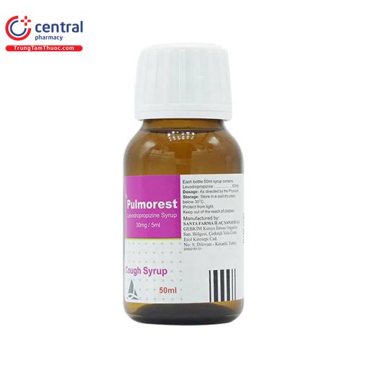 [CHÍNH HÃNG] Thuốc Pulmorest 50ml Santa giúp giảm ho hiệu quả