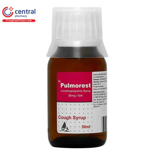 [CHÍNH HÃNG] Thuốc Pulmorest 50ml Santa giúp giảm ho hiệu quả