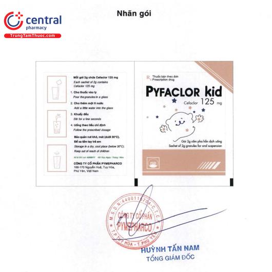 [CHÍNH HÃNG] Thuốc Pyfaclor Kid trị nhiễm khuẩn da, hô hấp, sinh dục