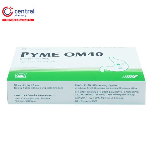[CHÍNH HÃNG] Thuốc Pyme OM40 (dạng viên) điều trị loét dạ dày