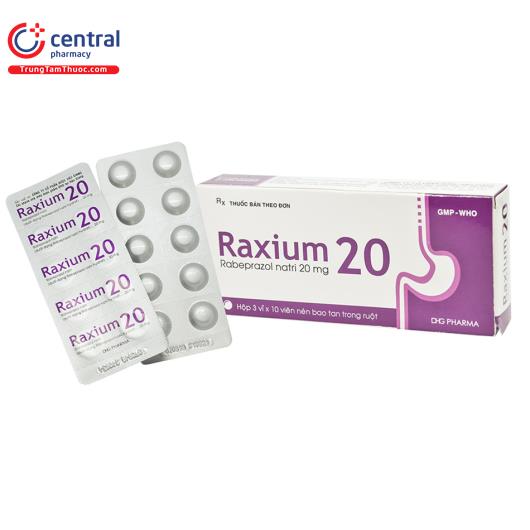 [CHÍNH HÃNG] Thuốc Raxium 20 - Điều trị viêm loét dạ dày hiệu quả