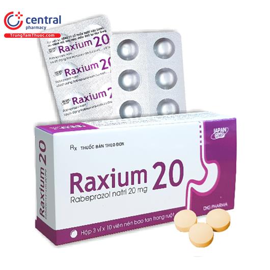 [CHÍNH HÃNG] Thuốc Raxium 20 - Điều trị viêm loét dạ dày hiệu quả