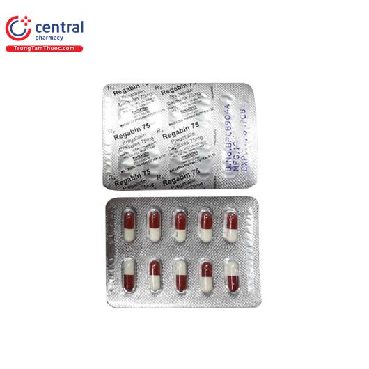 [CHÍNH HÃNG] Thuốc Regabin 75mg điều trị đau thần kinh và lo âu