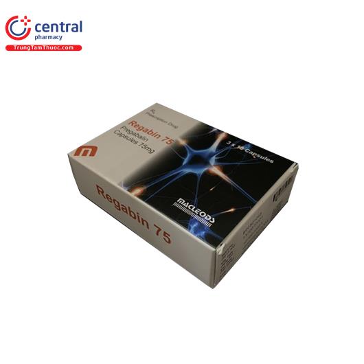 [CHÍNH HÃNG] Thuốc Regabin 75mg điều trị đau thần kinh và lo âu