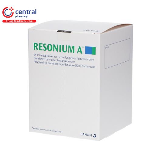 [CHÍNH HÃNG] Thuốc Resonium A Sanofi - Thuốc điều trị tăng kali máu