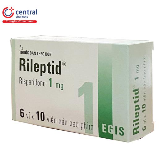 [CHÍNH HÃNG] Thuốc Rileptid 1mg-điều trị rối loạn tâm thần phân liệt