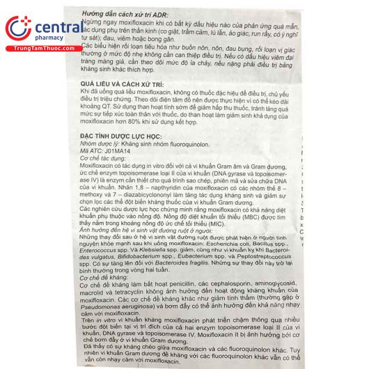 [CHÍNH HÃNG] Thuốc Rivomoxi 400mg điều trị viêm phổi, viêm xoang