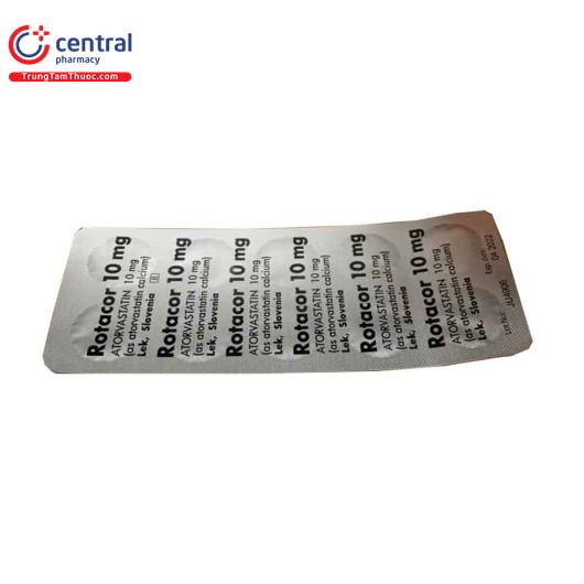 [CHÍNH HÃNG] Thuốc Rotacor 10mg - Giúp hạ mỡ máu hiệu quả