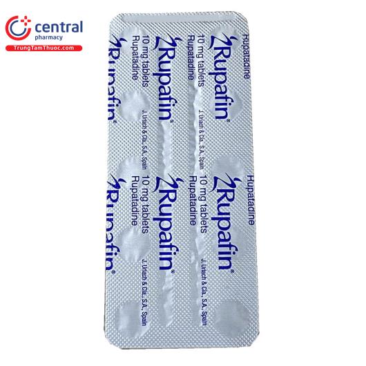 Thuốc Rupafin 10mg chống dị ứng: liều dùng, cách dùng, giá bán