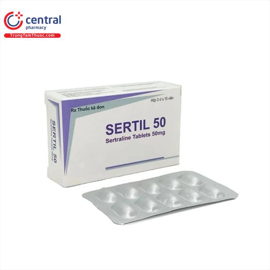 [CHÍNH HÃNG] Thuốc Sertil 50 - Thuốc cho người bệnh trầm cảm