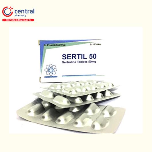 [CHÍNH HÃNG] Thuốc Sertil 50 - Thuốc cho người bệnh trầm cảm