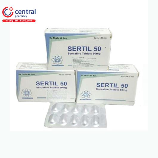 [CHÍNH HÃNG] Thuốc Sertil 50 - Thuốc cho người bệnh trầm cảm