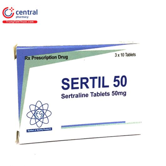 [CHÍNH HÃNG] Thuốc Sertil 50 - Thuốc cho người bệnh trầm cảm