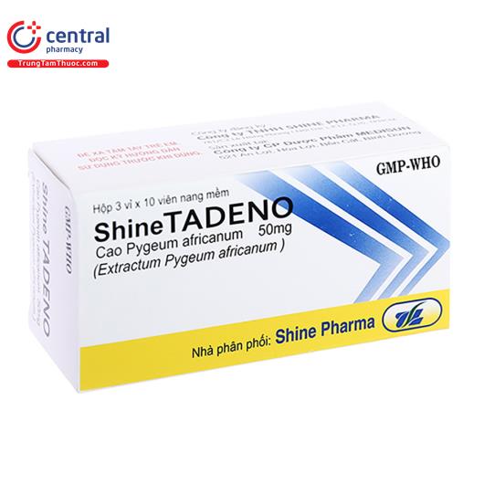 Thuốc Shine TADENO hỗ trợ điều trị rối loạn tiền liệt tuyến.