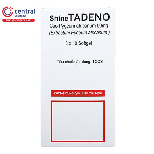 Thuốc Shine TADENO hỗ trợ điều trị rối loạn tiền liệt tuyến.
